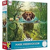 Amazon.com: Ceaco - Mark Fredrickson - Yellow Lab - 500 Piece Jigsaw ...