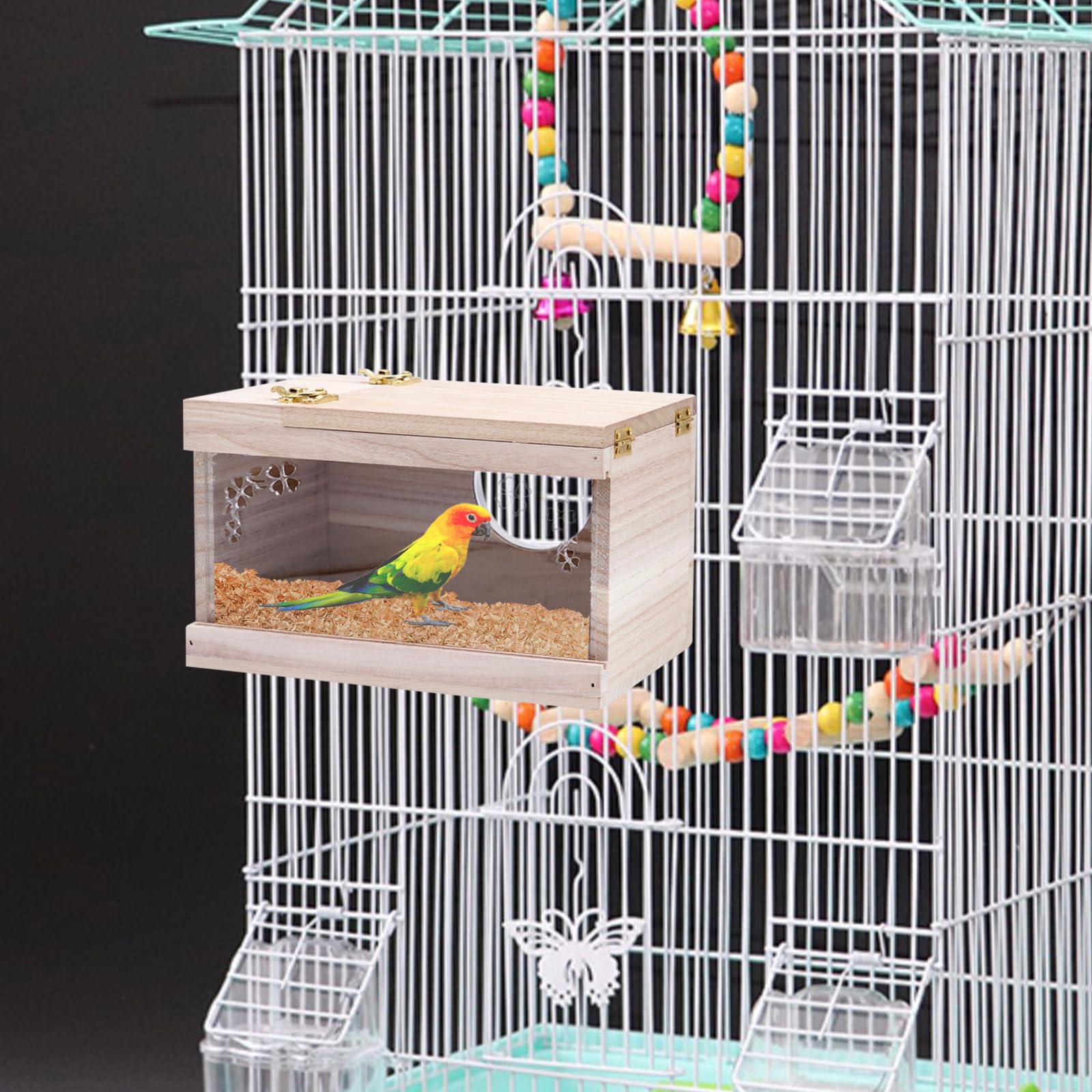 Mua Parakeet Nesting Box Transparent Bird Budgie Breeding Box Bird Nest ...