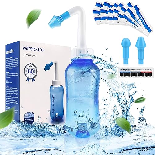 Waterpulse Neti Pot,Neti Pot Sinus Rinsing,300ml Neti Pot Sinus Rinsing ...
