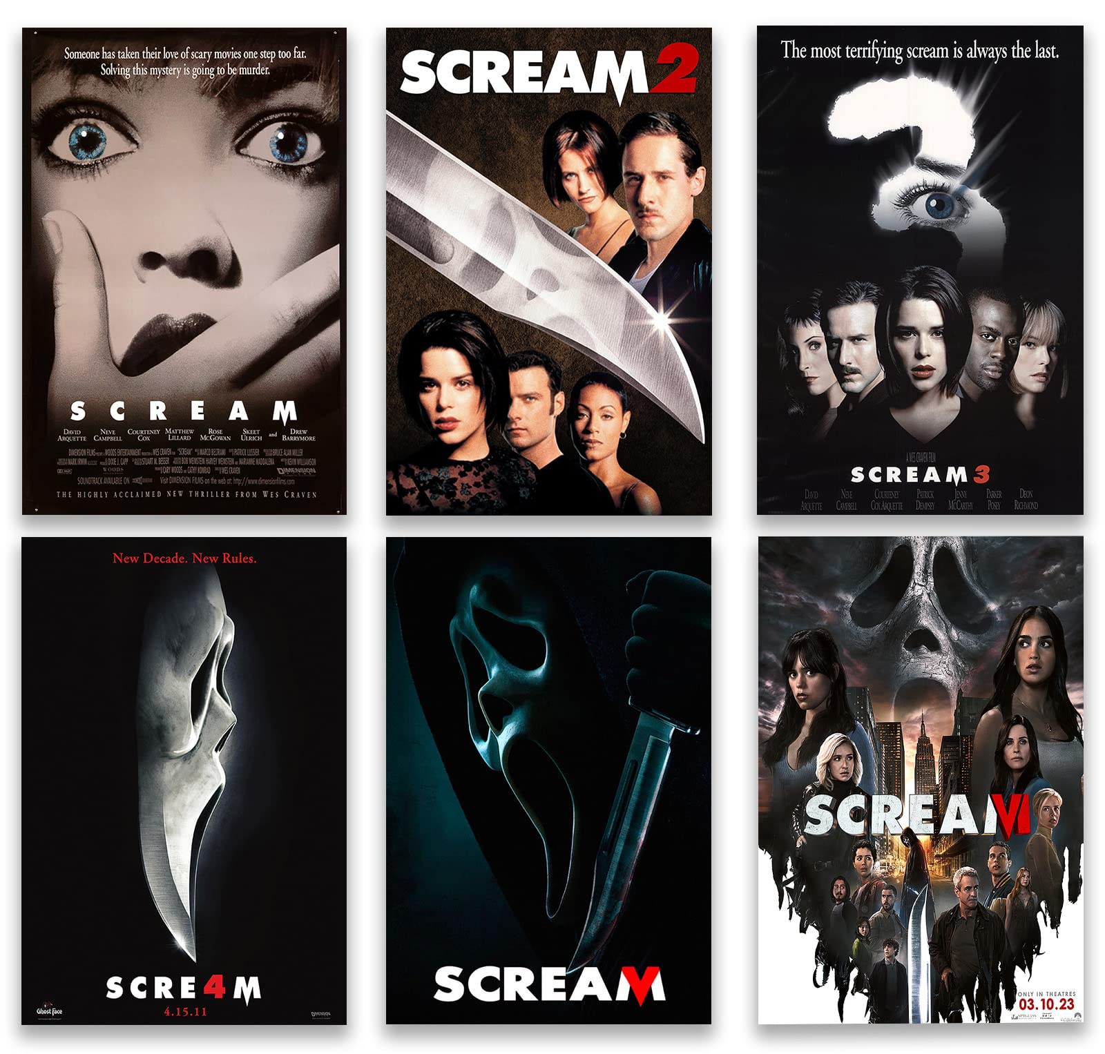 Mua ARTFULAURA Scream Poster - 8x12 " Horror movie Posters for Wall ...