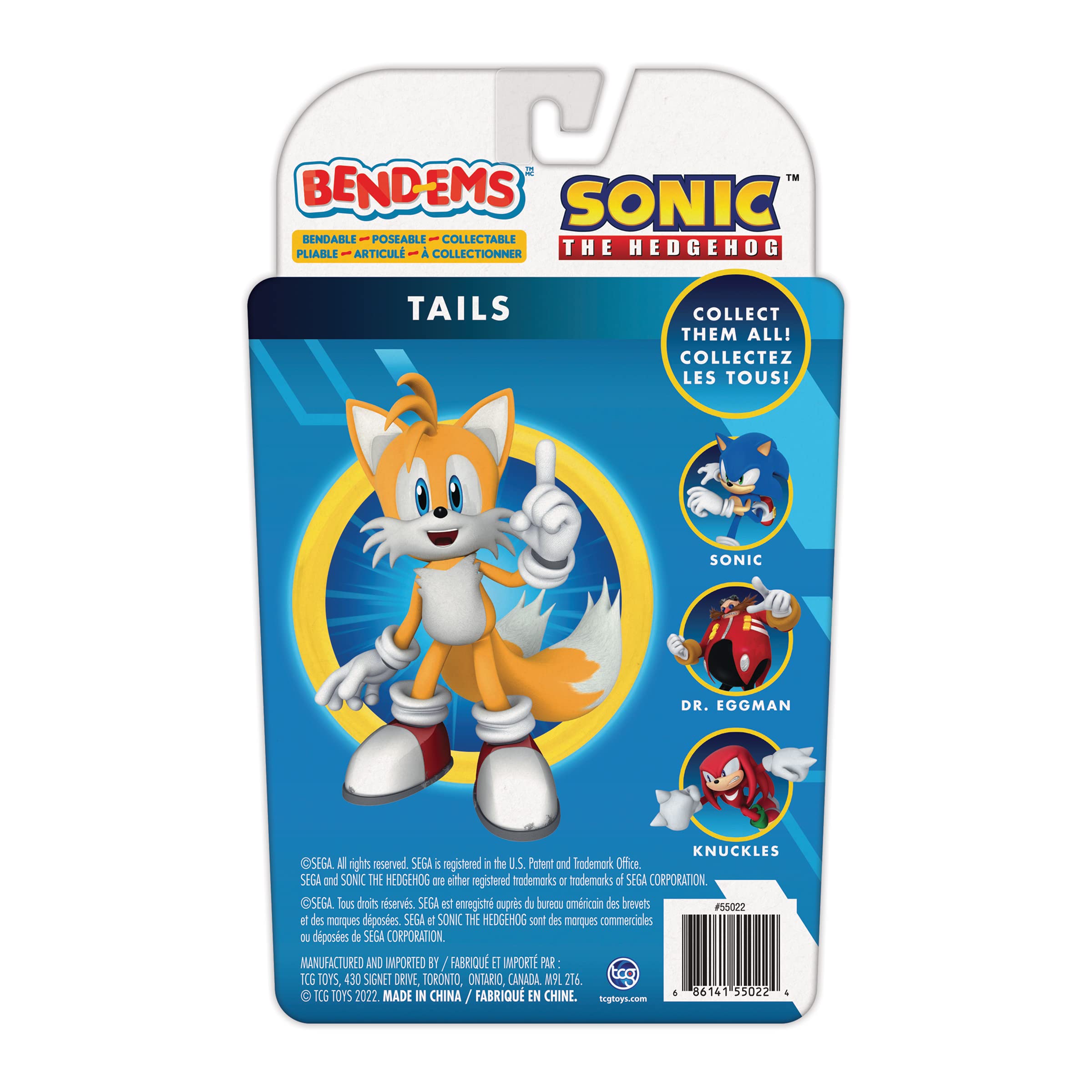 Mua Sonic The Hedgehog Tails Figure - Flexible Poseable Action Toy for ...