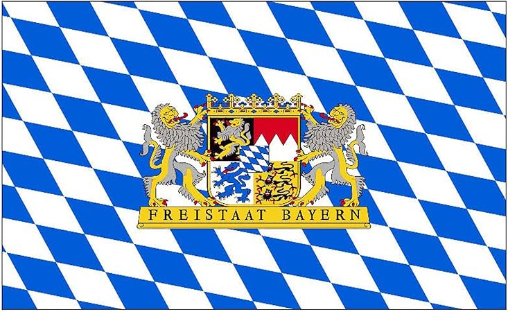 Free State of Bavaria with lion Flag, Flag, Multi, 150 x 90 x 1 cm ...