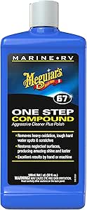Meguiar's M6732 Marine/RV One Step Compound - 32 oz., Cleaning, Storage ...