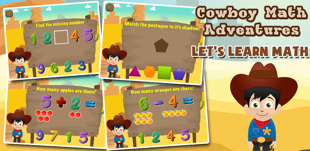 Amazon.com: Cowboy Math Adventure Games for Kids: Appstore for Android