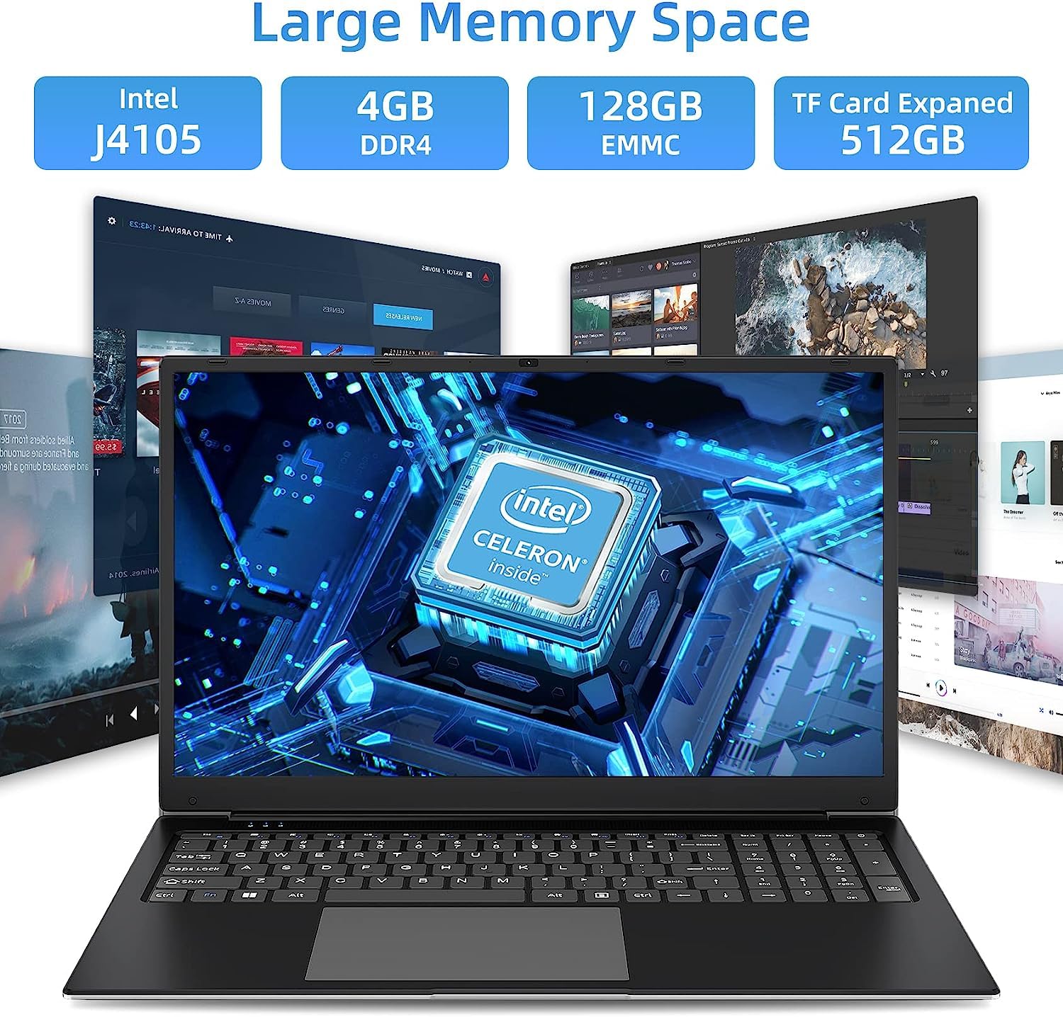 Mua SGIN Laptop Computer, 17 Inch 1920 * 1080 IPS Display，4GB RAM 128GB ...