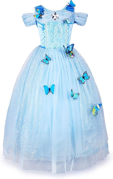 JerrisApparel Robe De Cendrillon Robe De Princesse Costume: Amazon.fr ...