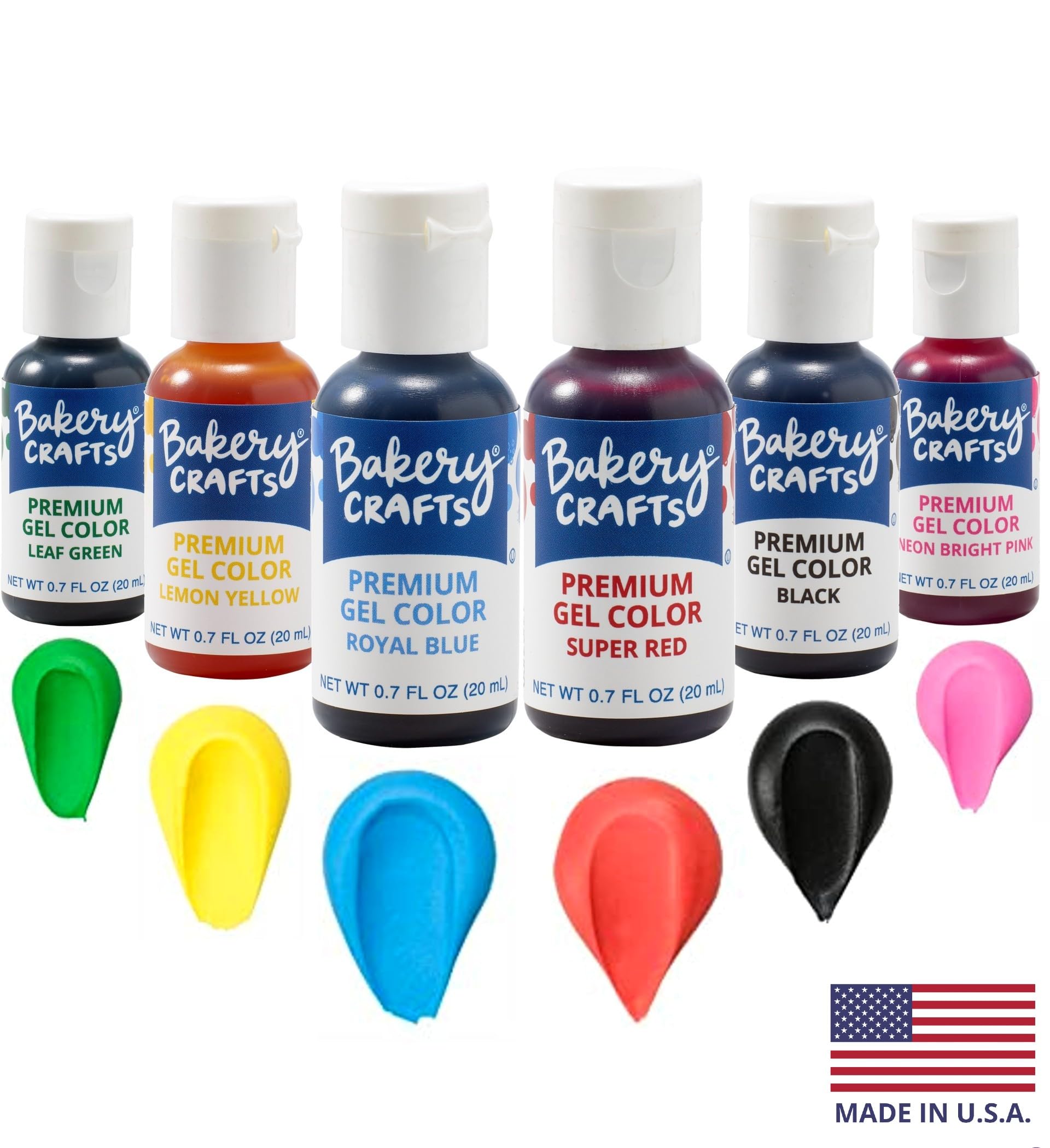 Mua Premium Gel Food Color 6 Bottle Assortment, 4.2 Fl Oz, Edible ...