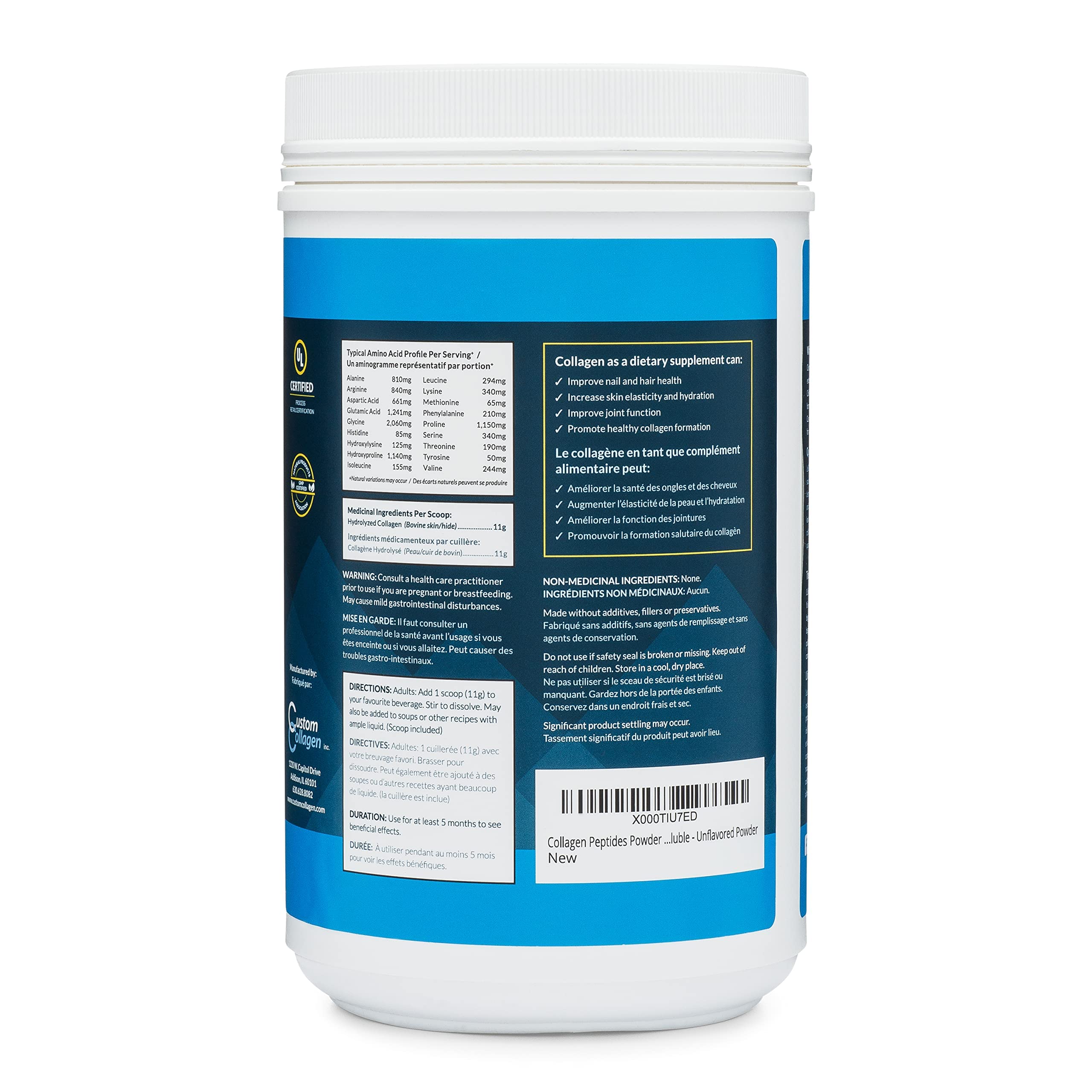 Mua Collagen Peptides Powder 2lb (32oz) Jar - Clean Collagen ...