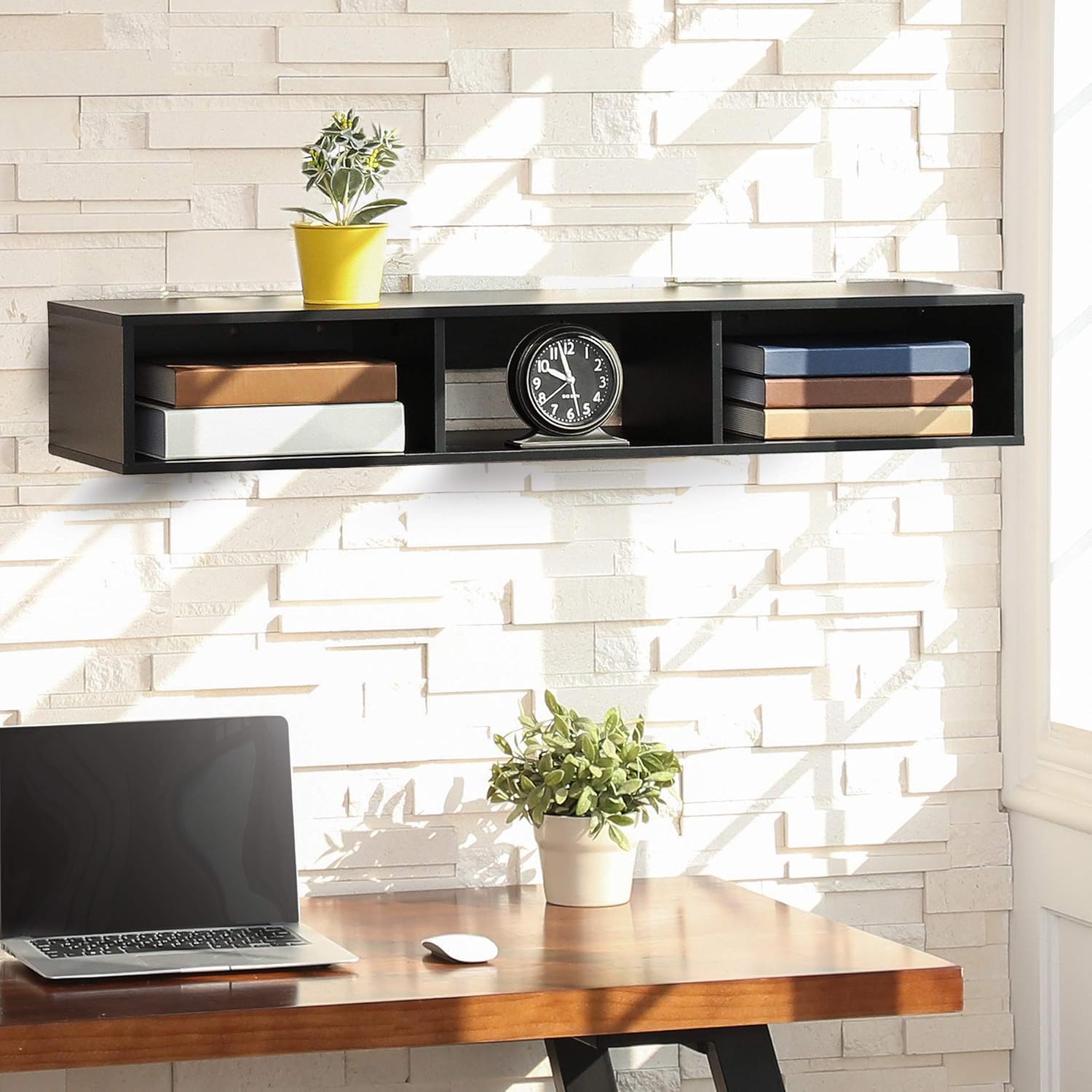 FITUEYES Gabinete Flotante Estante de Montaje en Pared Decorativo con 3 ...