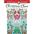 Amazon.com: Creative Haven Christmas Cheer Coloring Book (Adult ...