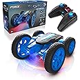 Amazon.com: Force1 Tornado LED Remote Control Car for Kids - Double Sided Fast RC Car, 4WD Off ...