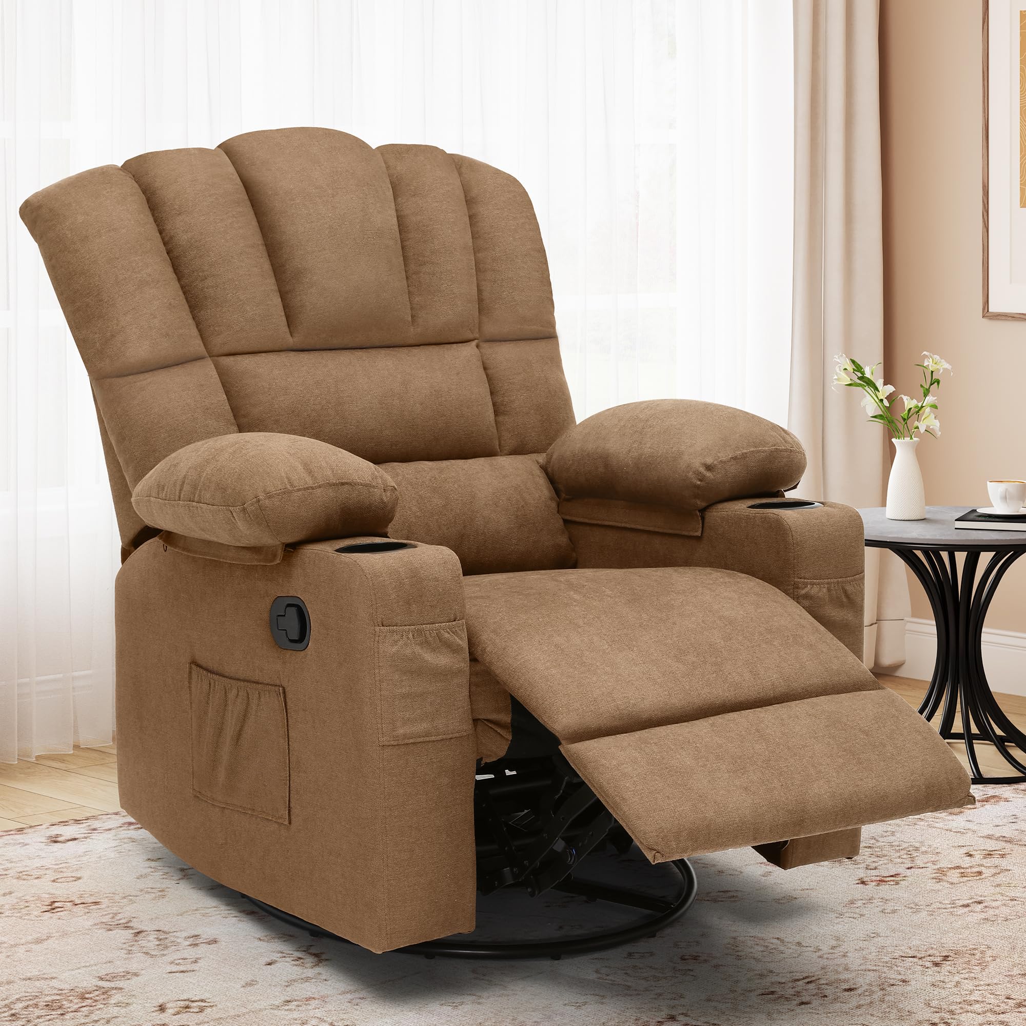 Mua YITAHOME Manual Swivel Rocking Recliner Chair for Elderly, Swivel ...