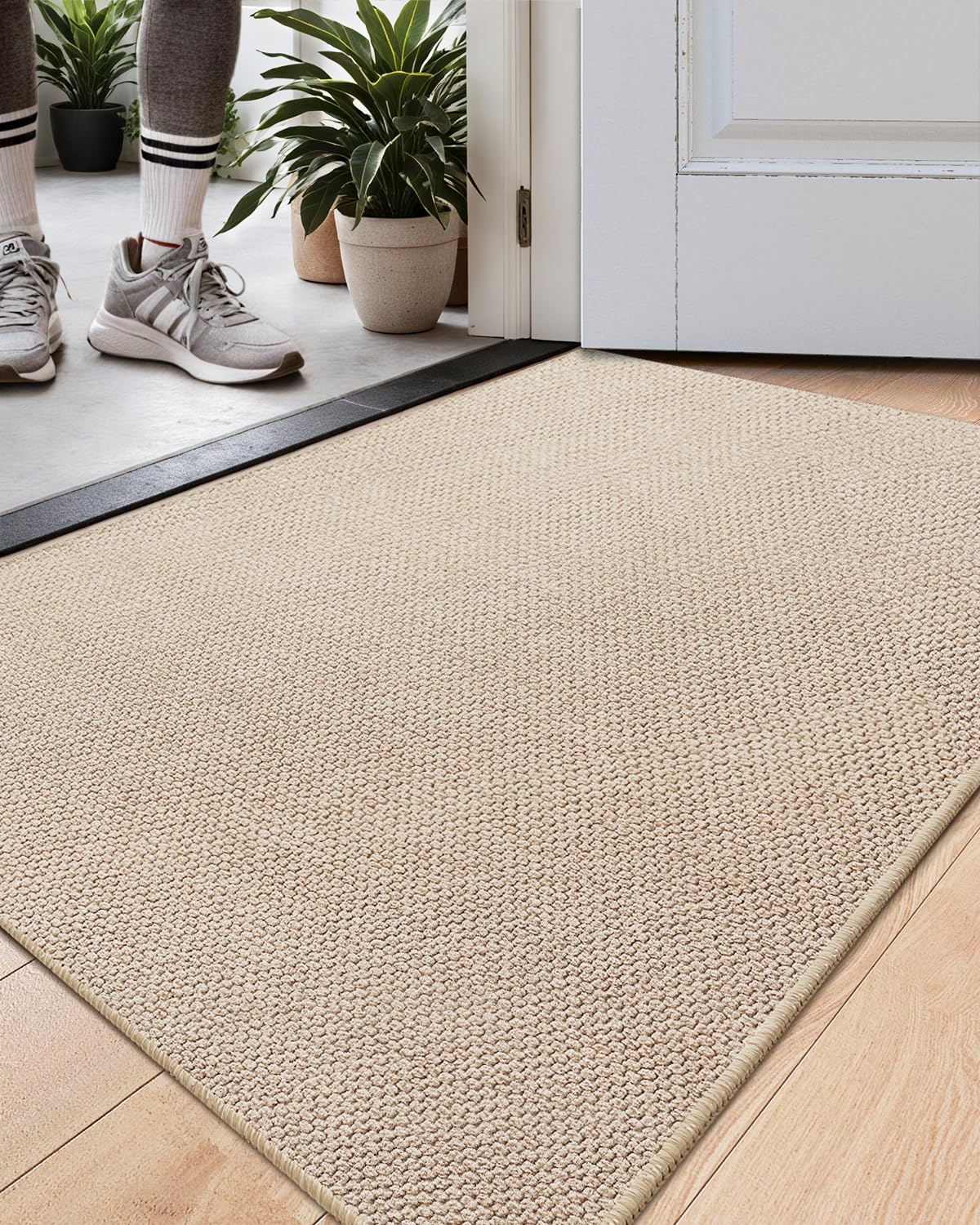 DEXI Indoor Door Mat, 32"x48" Non Slip Absorbent Doormat, Thin Resist ...