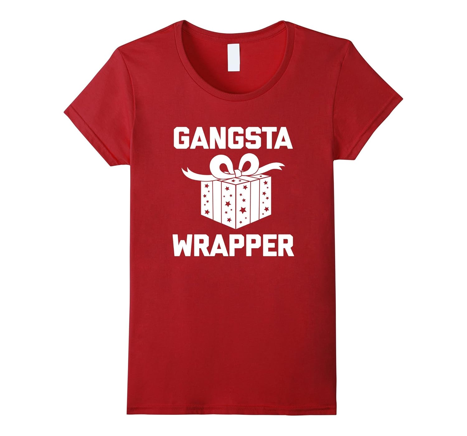 Gangsta Wrapper T-Shirt funny saying sarcastic christmas tee