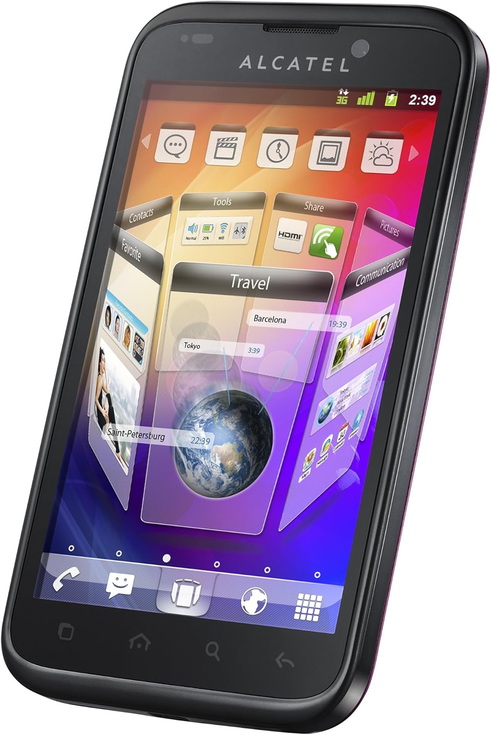 Alcatel One Touch 995 - Smartphone libre Android (pantalla táctil de 4 ...