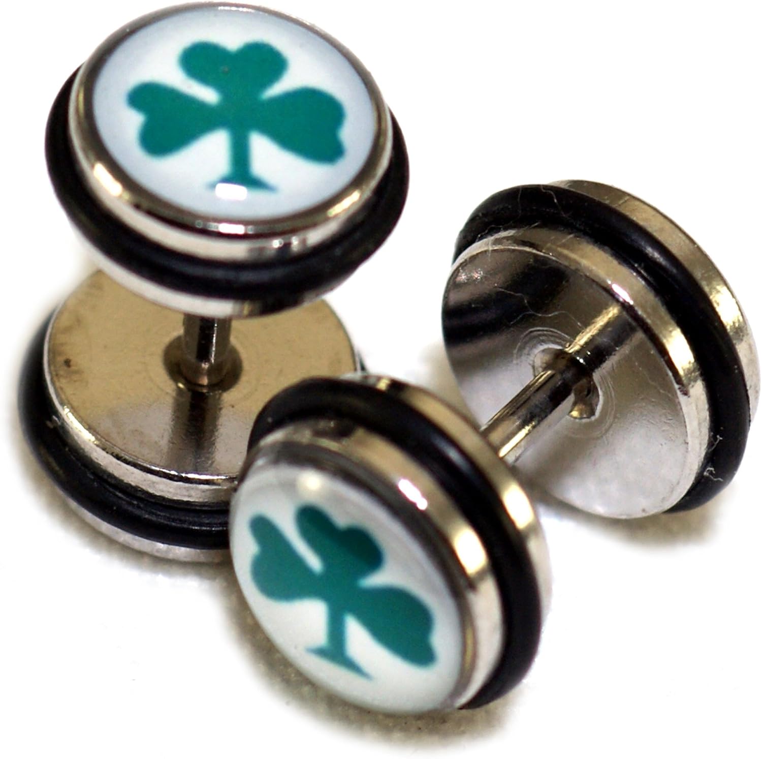 Amazon.com: Cloverleaf Clover Leaf Stainless Steel Fake Cheaters Faux ...
