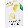 Amazon.com: OUTSHINE Lemon Framed Canvas Wall Art 12" x 16" | Positive ...