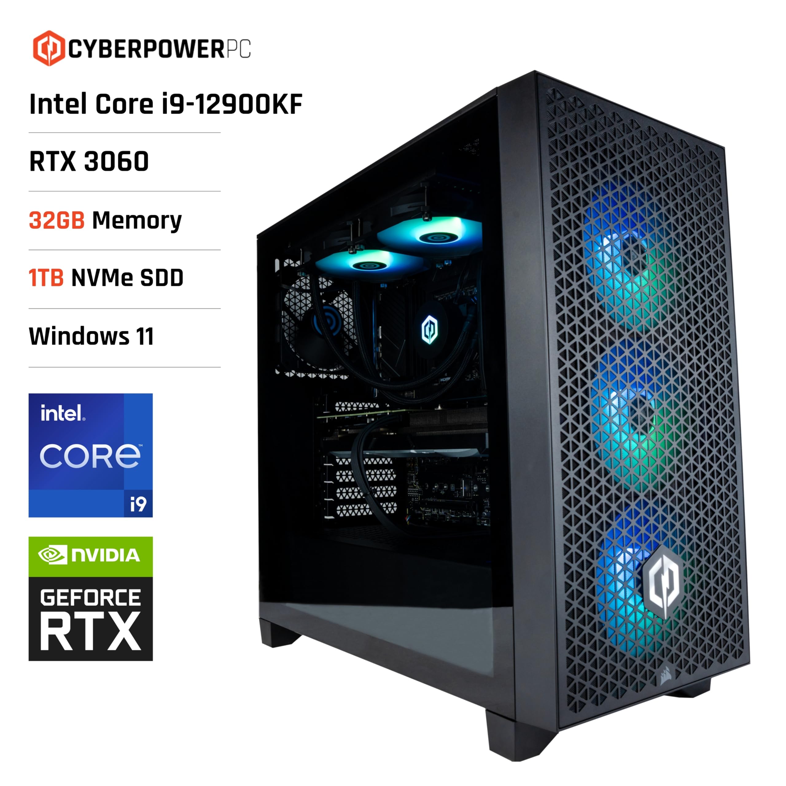 Mua CyberPowerPC Luxe Gaming PC - Intel Core i9-12900KF, Nvidia RTX ...