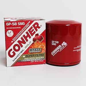 Gonher GP-58 SNG Filtro para Aceite Sintético, Tipo Sellado: Amazon.com.mx: Herramientas y ...