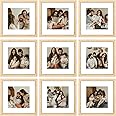 Amazon.com - YESKAY 12x12 Picture Frame Set of 9, Photo Gallery Wall Frame Set, Display Pictures ...