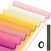 Amazon.com: Whaline 8 Rolls 65.6ft Fall Thanksgiving Crepe Paper ...