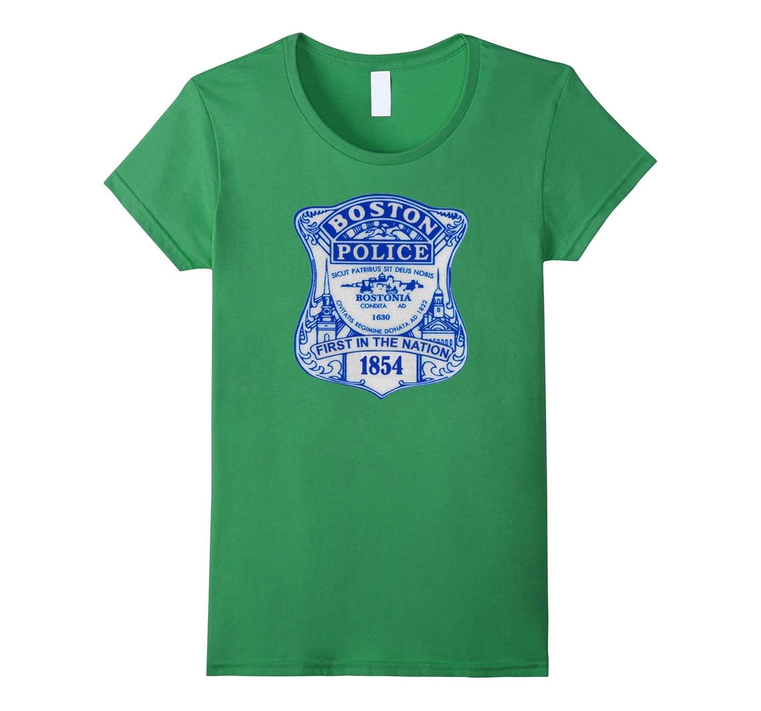 Boston Police Department Shield T Shirt Tee