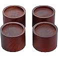 Amazon.com: Lufia Solid Pine Wood Bed Risers 3 Inch Lift, Durable ...
