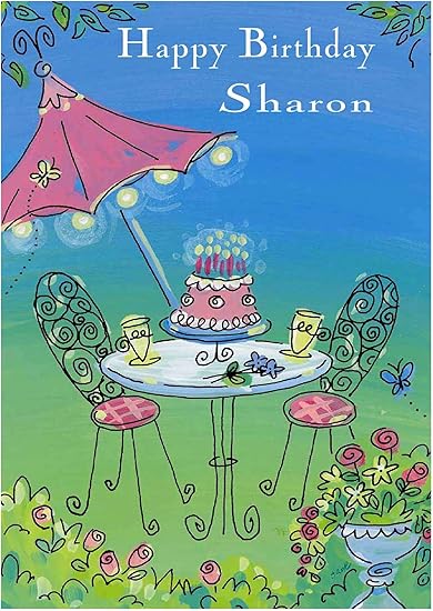 Sharon Birthday Card: Amazon.co.uk: Office Products