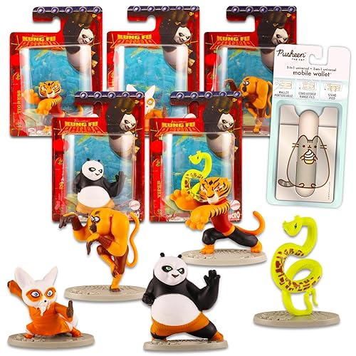 Kung Fu Panda Figures Mini Cake Topper Birthday Party Supplies - Bundle ...