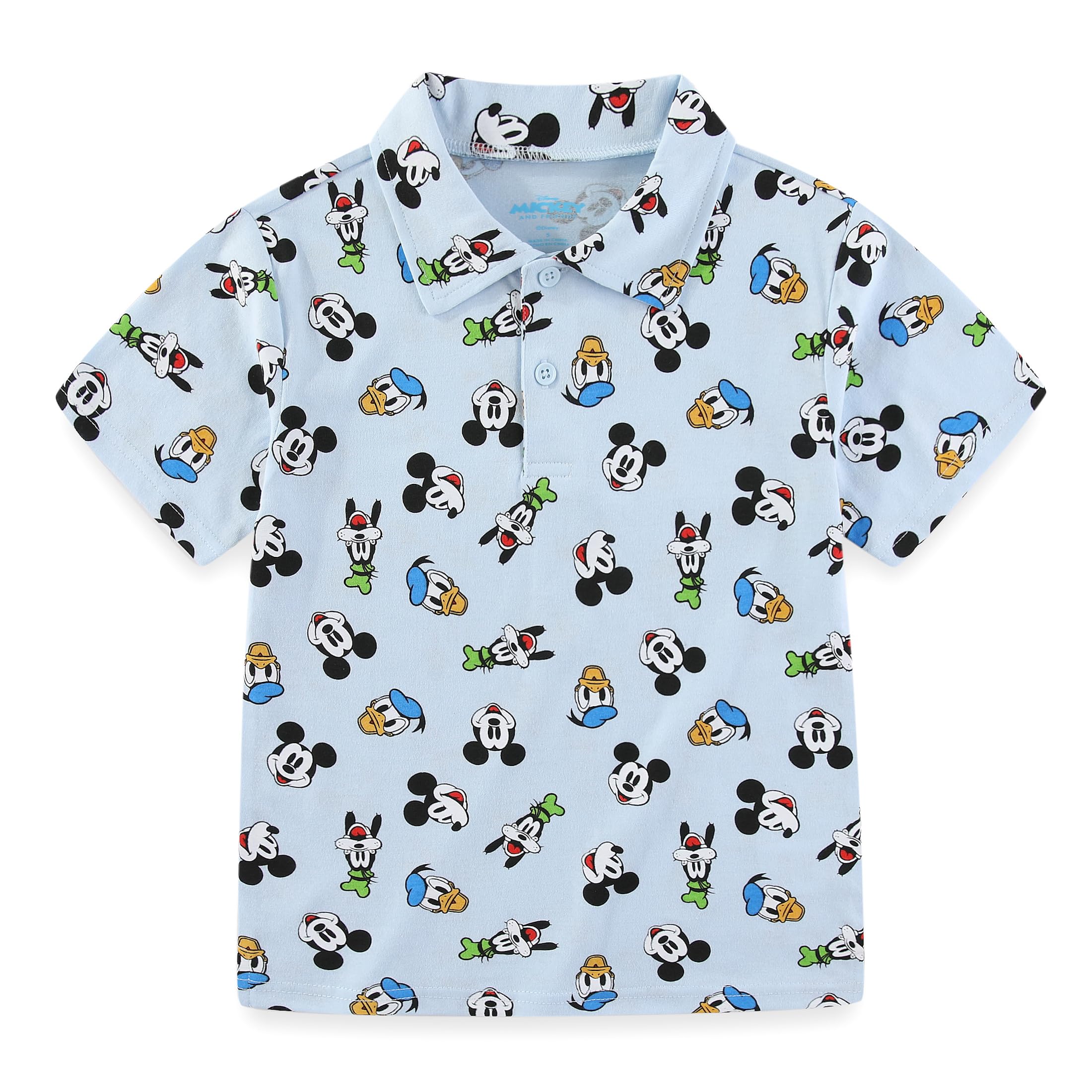 Disney Mickey Mouse Toy Story Cars Boys Short Sleeve Polo Shirt for ...