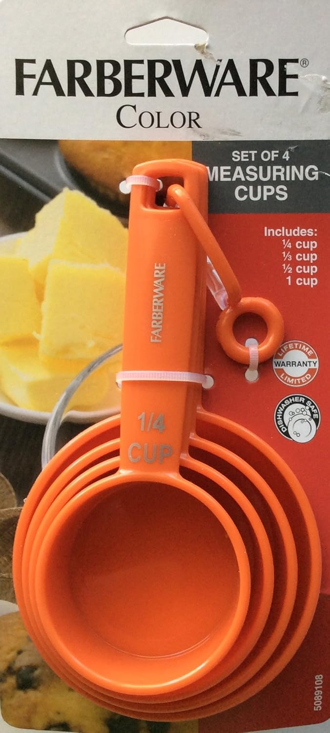 Amazon.com: Farberware Color Measuring Cups, Mixed Colors, Set of 4 ...
