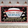 Amazon.com: 2025 Nurse Appreciation Week Decorations, Thank You Nurse Backdrop Large Happy ...