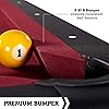 Hall of Games 7' ft Edgewood Pool Table with Billiard Ball and Cue ...