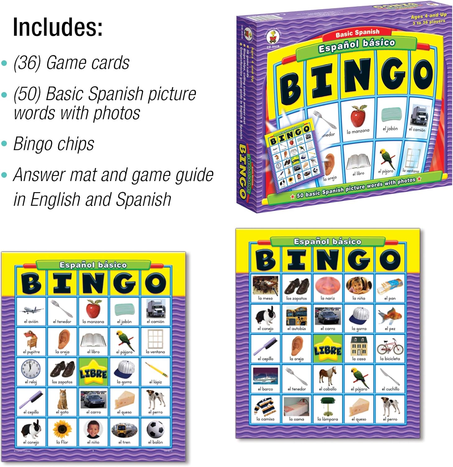 Carson Dellosa Education 8919 Carson Dellosa | Basic Spanish Español ...