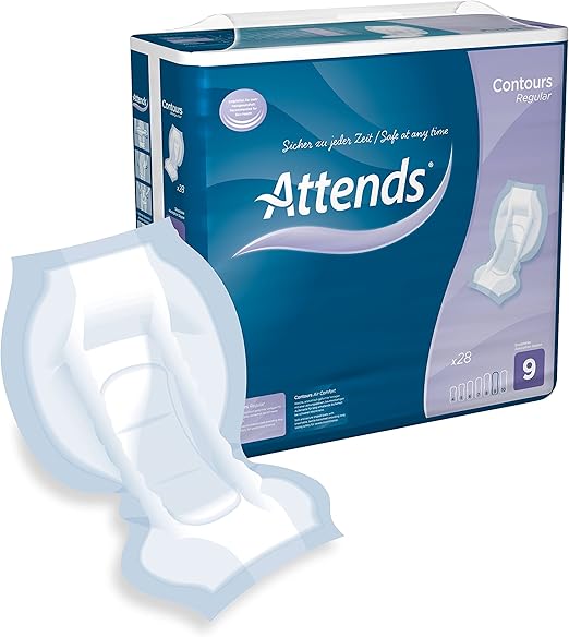Attends Contour Regular 9 - 28 pads per pack: Amazon.co.uk: Health ...