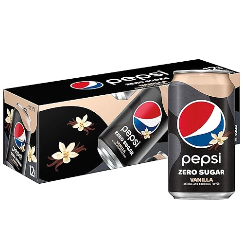 Pepsi Zero Sugar, Vanilla, 12 fl oz. Cans (12 Pack) in Oman | Whizz ...