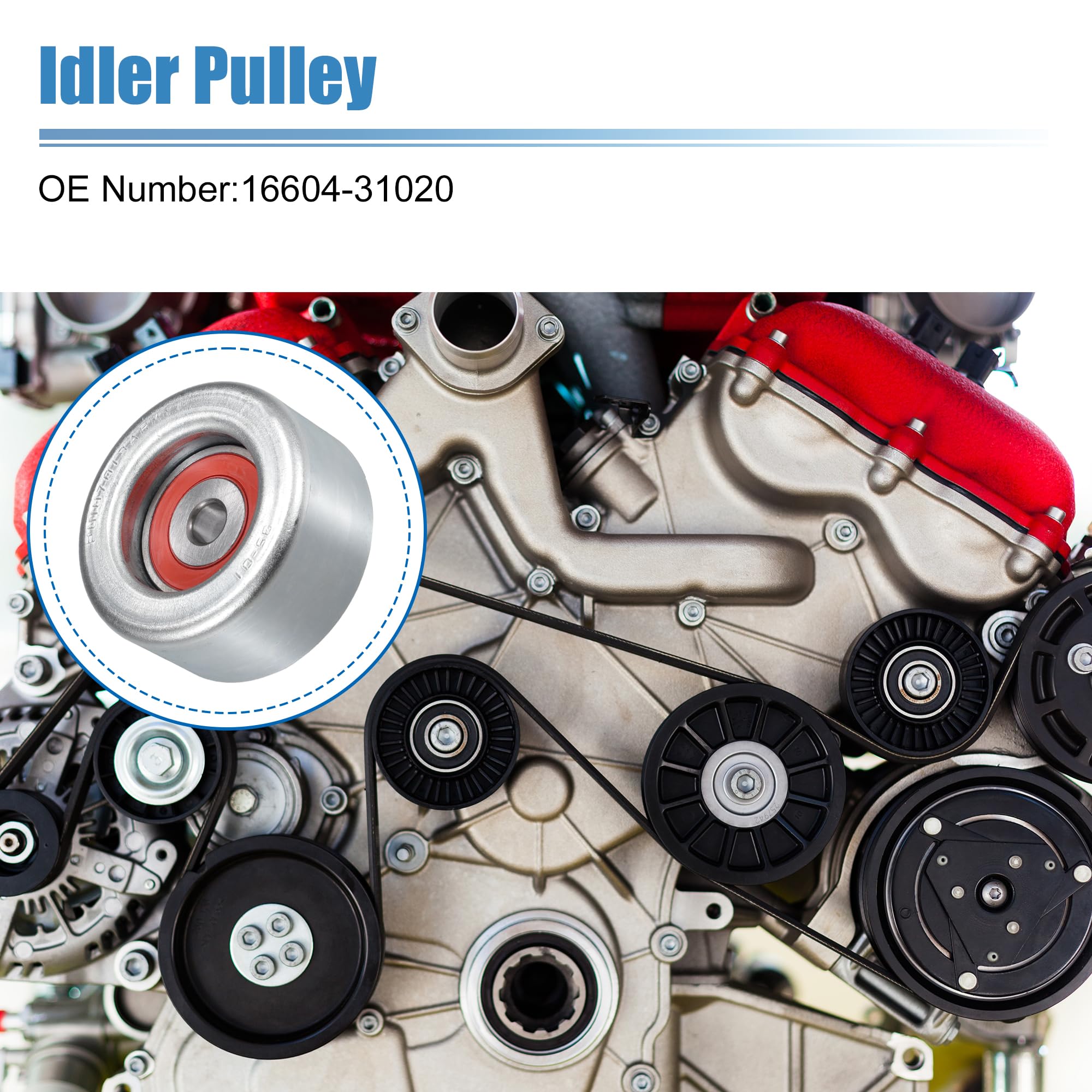 Mua uxcell Idler Pulley for Lexus ES350 GS350 GS450h IS350 RX350 2007 ...