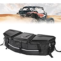 Amazon.com: Kemimoto X3 Cargo Storage Bag Upgraded UTV ATV Bed Box Rear ...