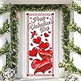 Amazon.com: Frienda Happy Valentine‘s Day Door Cover 78 x 35.4 Inch ...