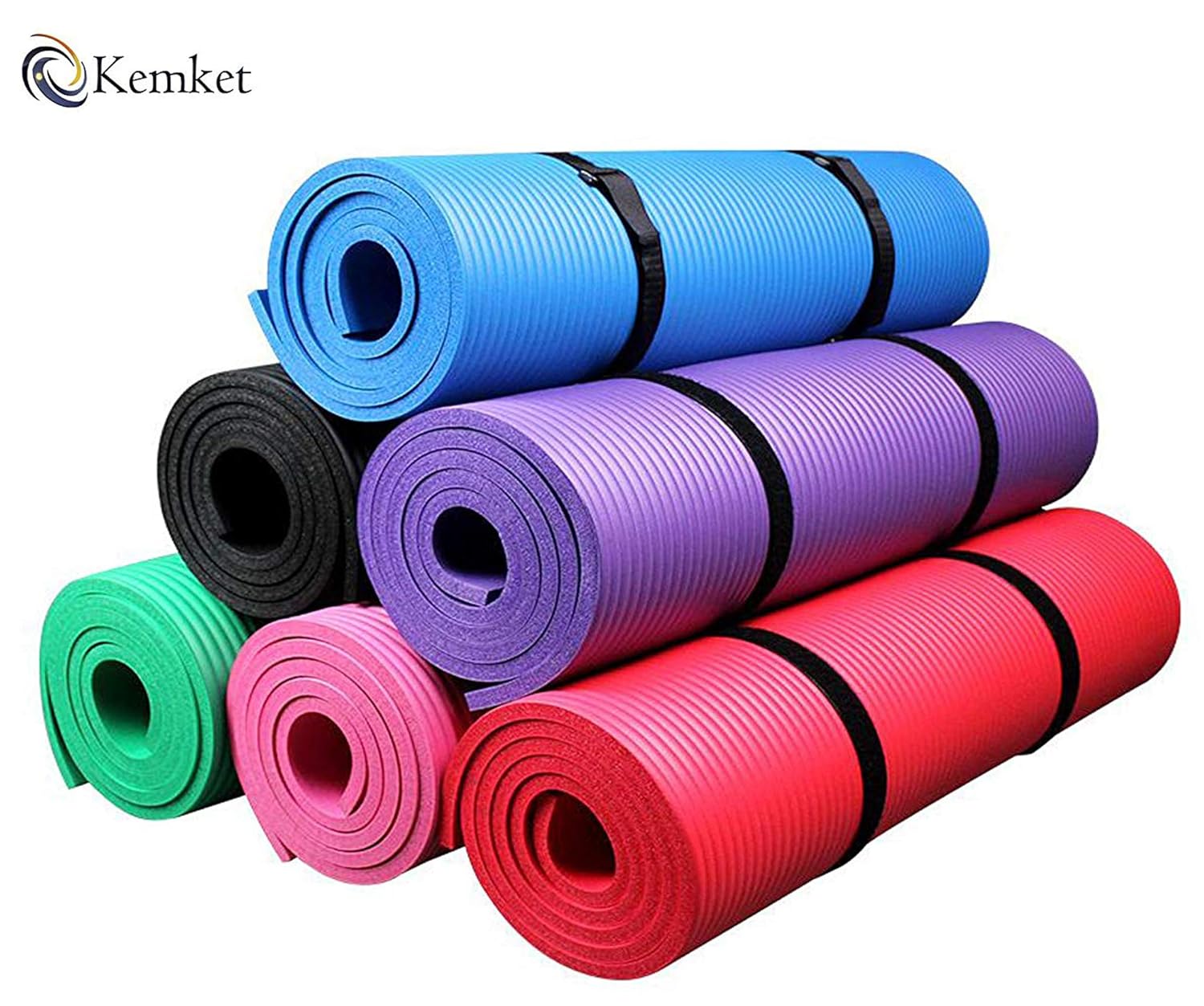 Esterilla Kemket antideslizante para ejercicios, fitness o yoga, 10 y ...