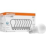 Amazon.com: SYLVANIA ECO LED A19 Light Bulb, 60W Equivalent, Efficient 9W, 7 Year, 750 Lumens ...