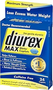 Amazon.com: Diurex Max Water Caplets - 24 CT: Health & Personal Care
