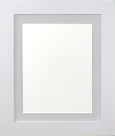 FRAMES BY POST London Picture Photo Frame, Plastic Glass, White with ...