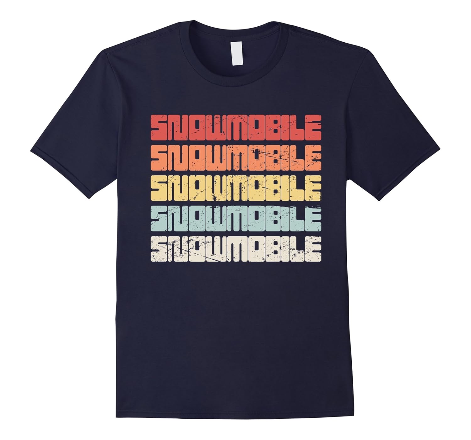 Vintage Style Snowmobile T-Shirt-Art – Artvinatee