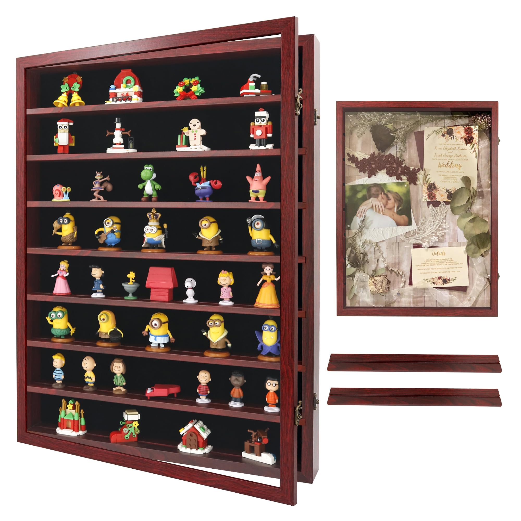 FramePro Shadow Box Frame Display Case 18x24 with Removable Shelves ...