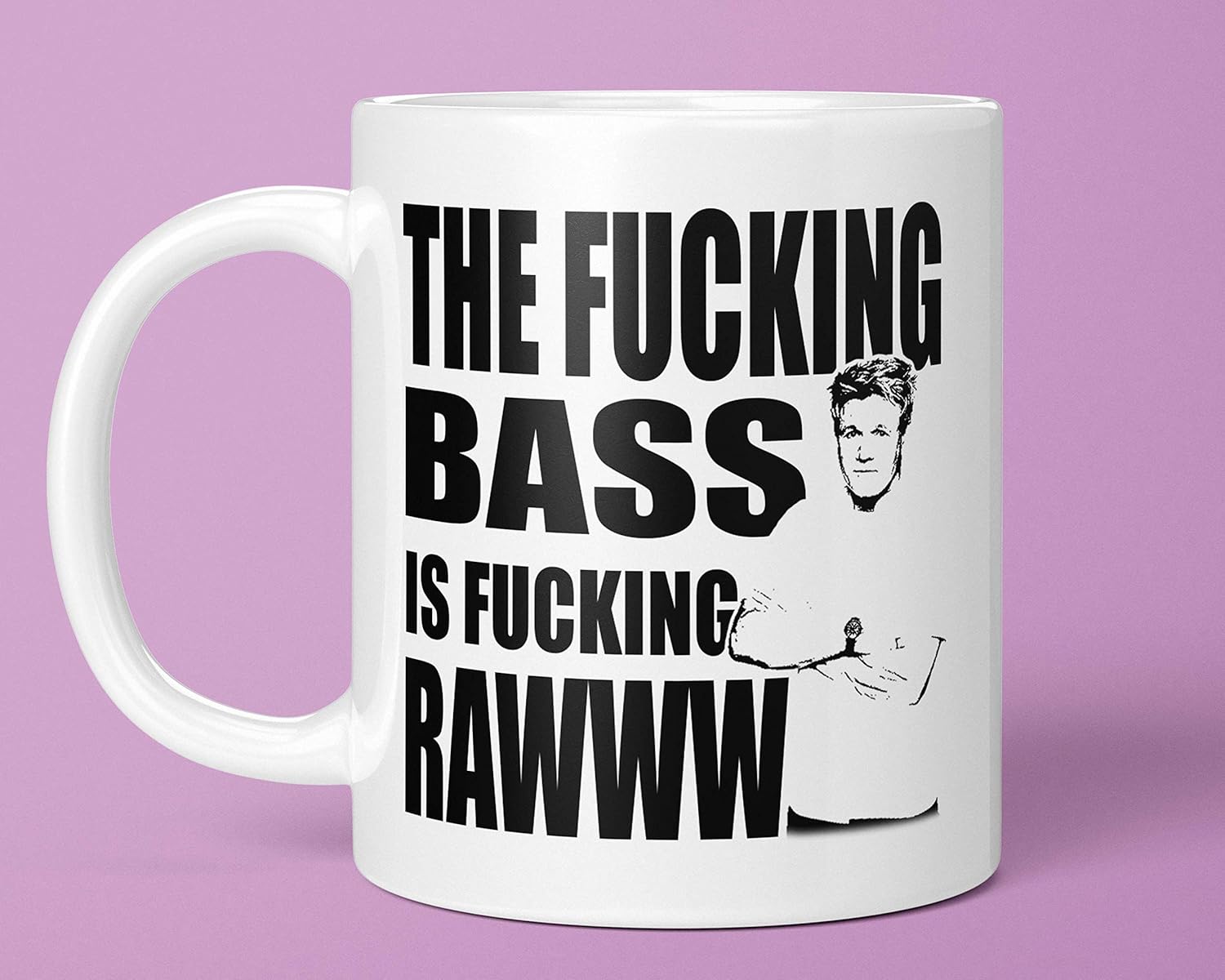 Gordon Ramsay - ‘The Bass is Raw’ Mug (Last Minute Gifts, Cheap Gifts ...