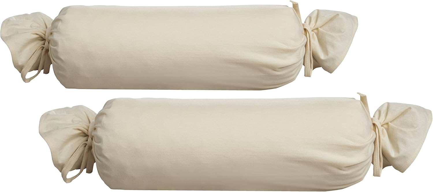 biberna 0077144 Housse de Coussin de traversin en Jersey 100% Coton ...