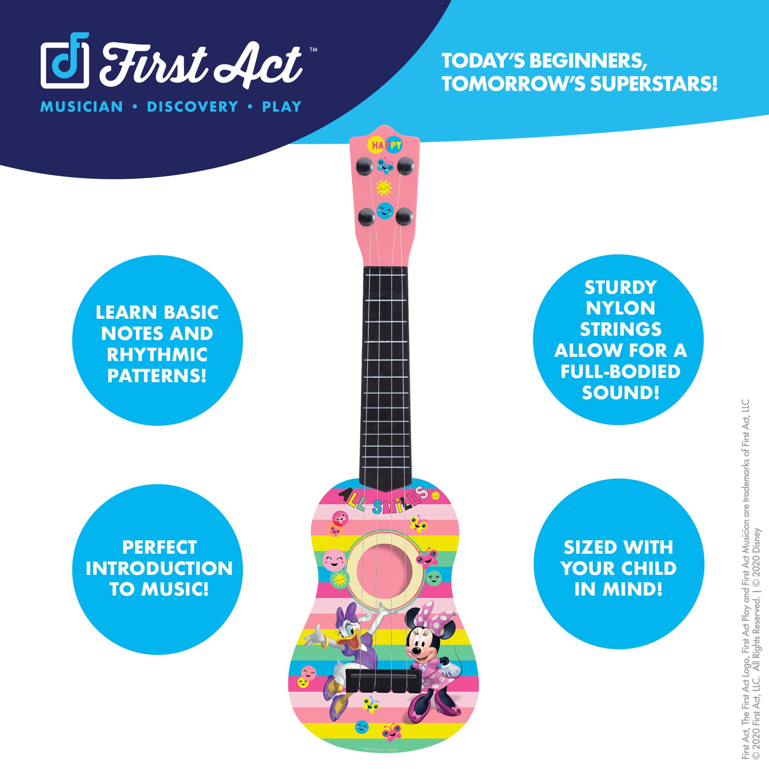 First Act Discovery Play - Ukulele Feat. Minnie Mouse And Daisy Duck ...