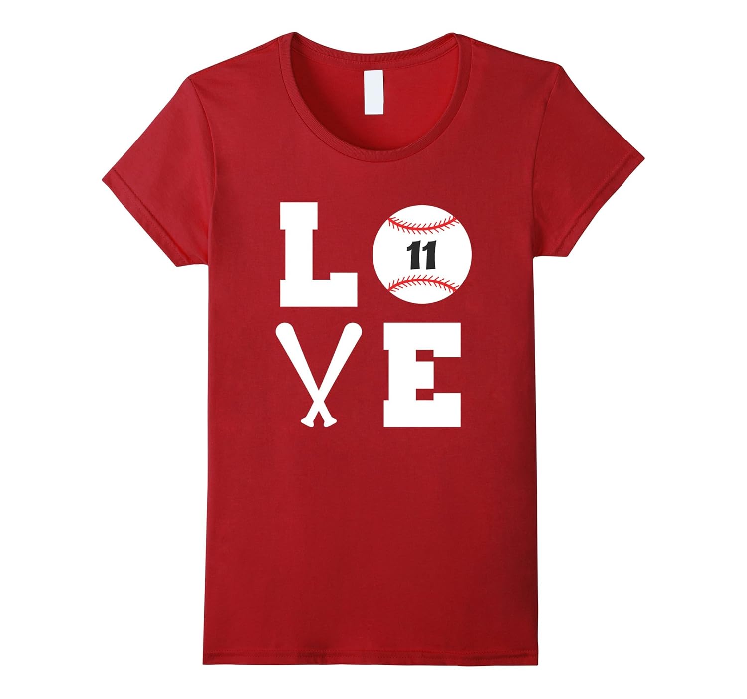 I Love Baseball Player Number #11 Shirt-4LVS