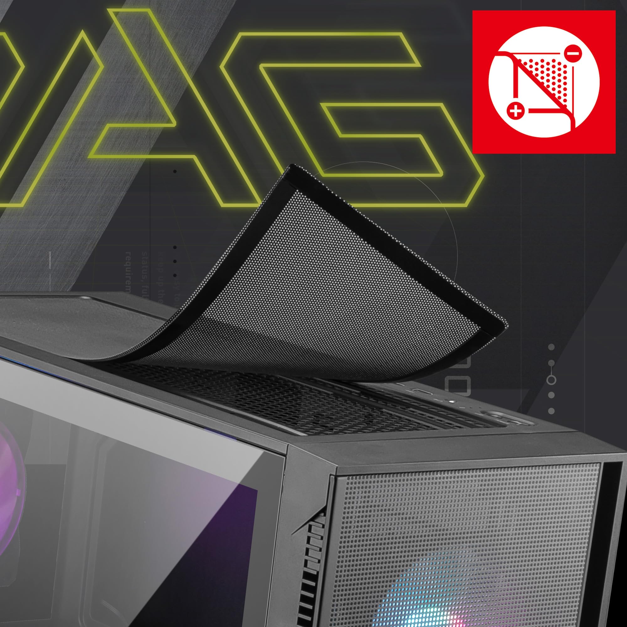 Mua MAG Forge 321R Airflow Mid Tower ATX Gaming Case, ABS Plastic ...